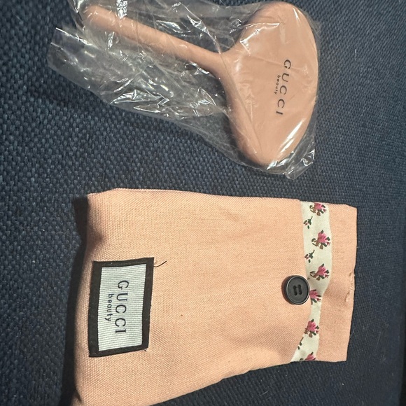 Gucci | Accessories | Gucci Pink Hand Mirror With Floral Pouch | Poshmark